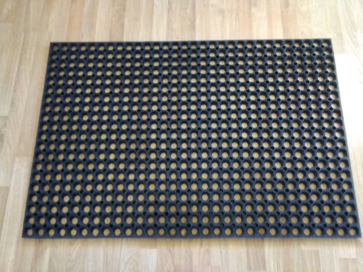 Ergonomisk Gulvmatte, 80X120 Sort Comfort - Utstyr/Rekvisita - Furtebuda